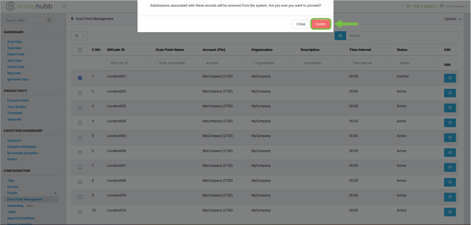 How to Delete Scan Points – mobohubb