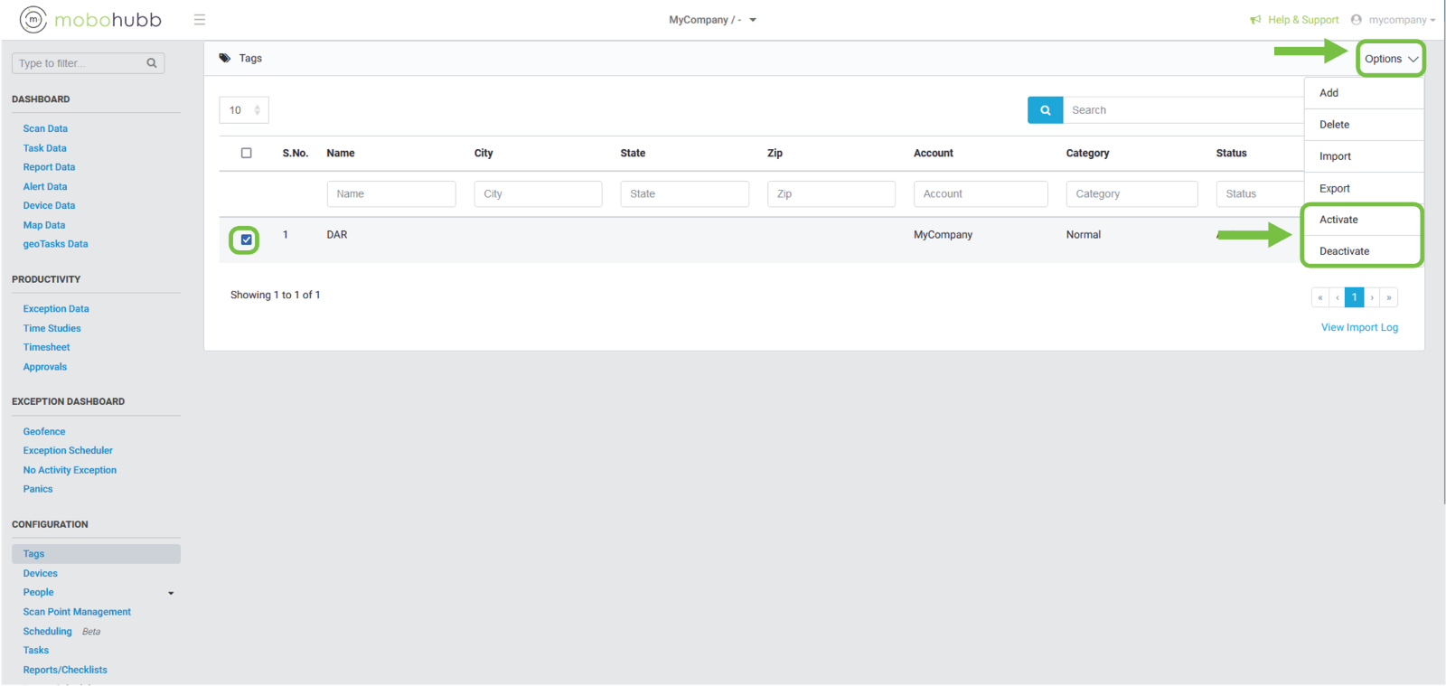 How to Activate or Deactivate Task – mobohubb