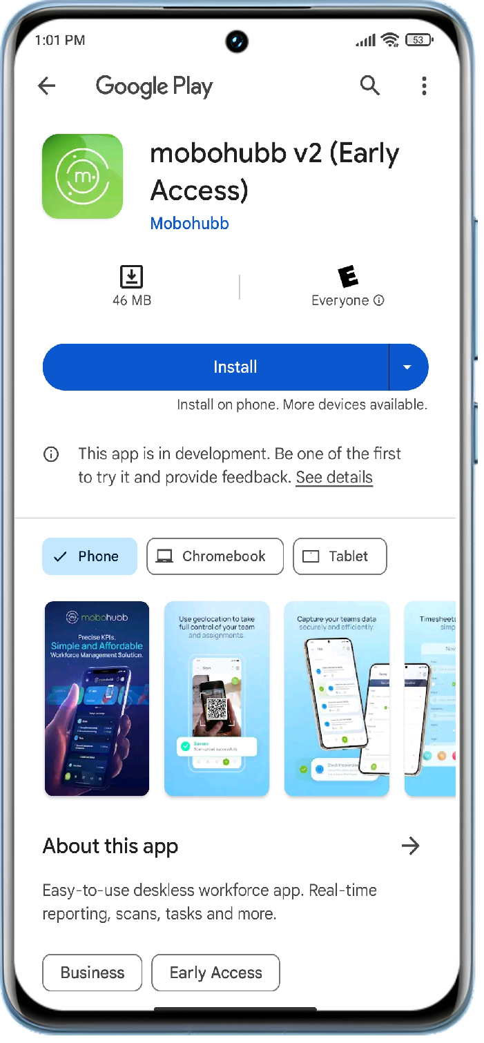 Download Mobohubb Beta on your Android device – mobohubb